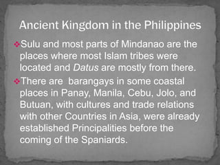Social System of Pre-Colonial Period in the Philippines | PPTX