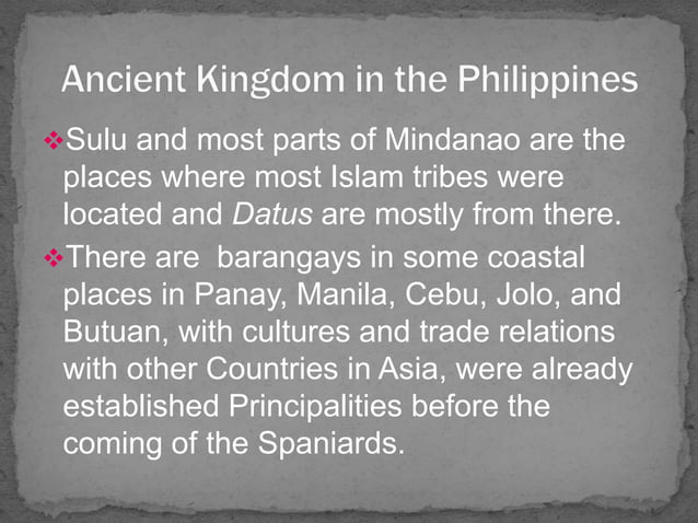 Social System of Pre-Colonial Period in the Philippines | PPTX