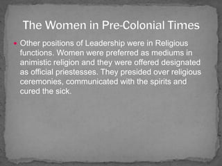 Social System of Pre-Colonial Period in the Philippines | PPTX
