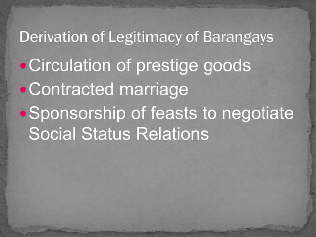 Social System of Pre-Colonial Period in the Philippines | PPTX
