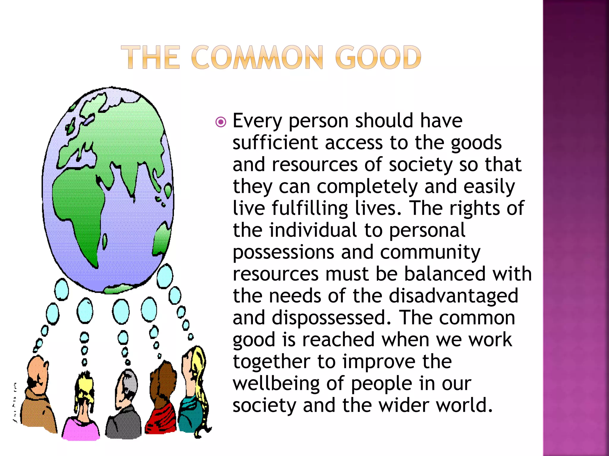The social teachings of the catholic church | PPTX