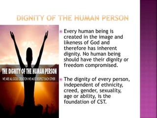 The social teachings of the catholic church | PPTX