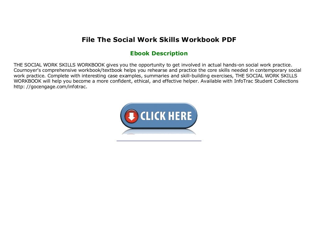 The Social Work Skills Workbook 8th Edition Pdf Free