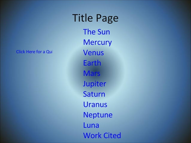 The Solar System Powerpoint | PPT