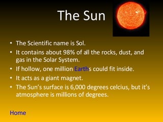 The Solar System Powerpoint | PPT