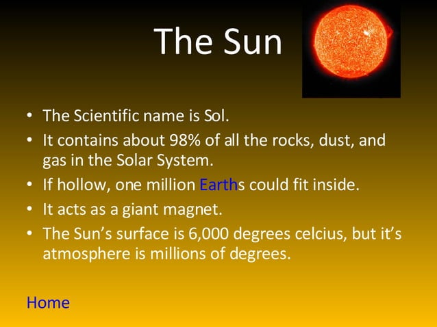 The Solar System Powerpoint | PPT