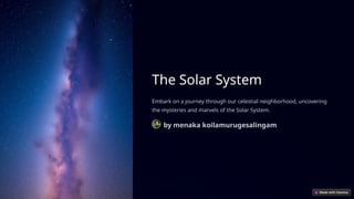 What is solar system?| solar system exploration |planets |The Solar ...