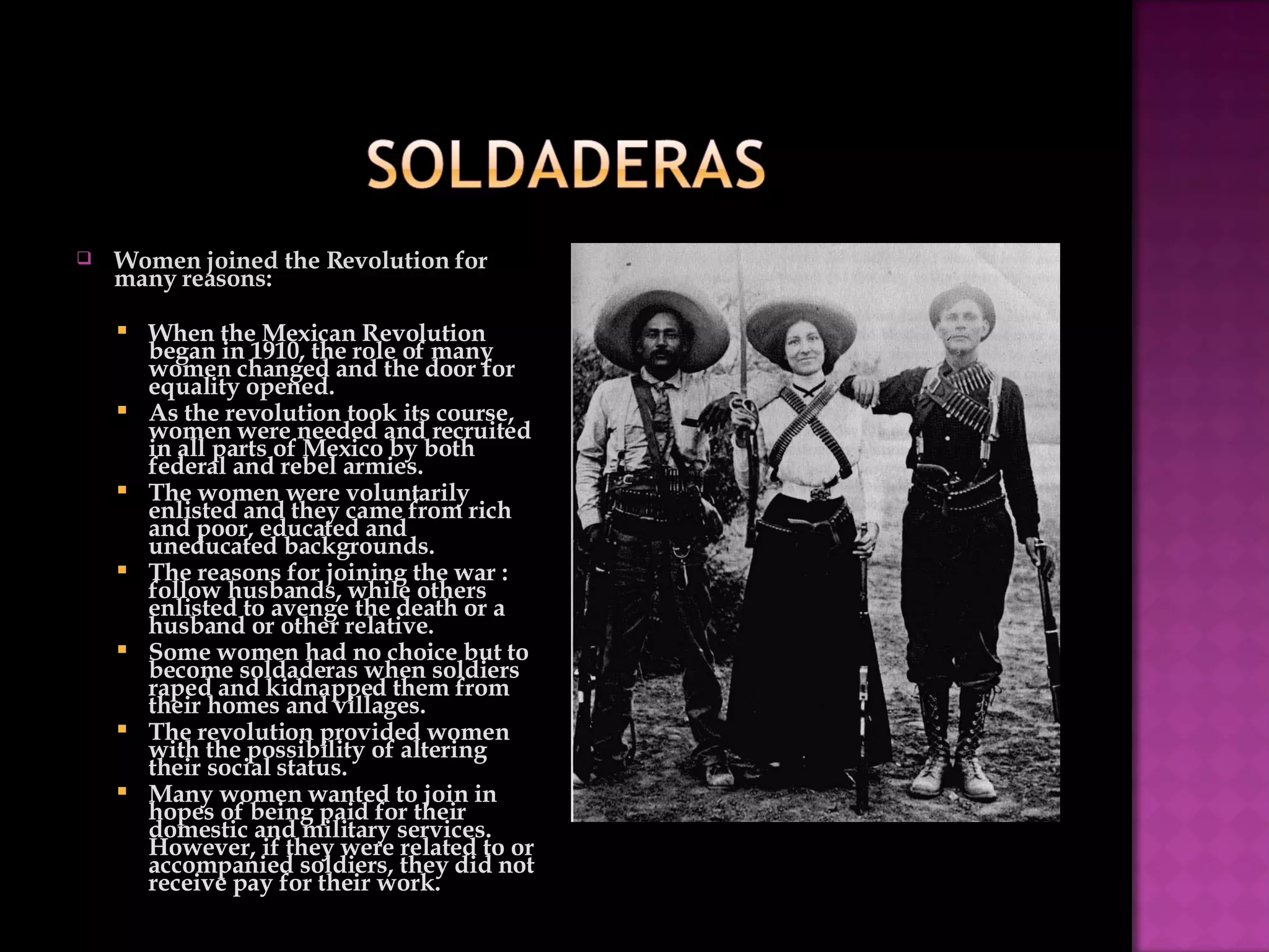 The Soldareras Of The Mexican Revolution | PPT