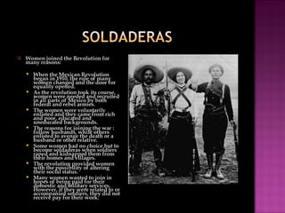 The Soldareras Of The Mexican Revolution | PPT