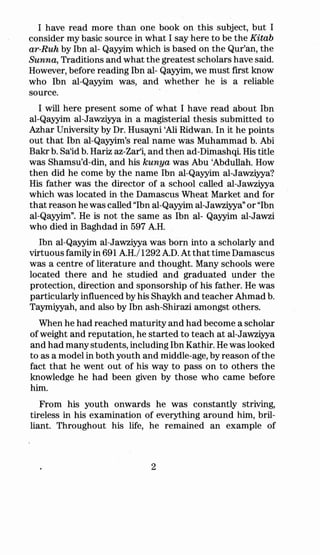 The Souls Journey after Death By Ibn Qayyim Al-Jawaziyya | PDF