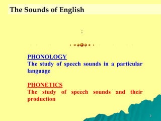 The Sounds Of English | PPT