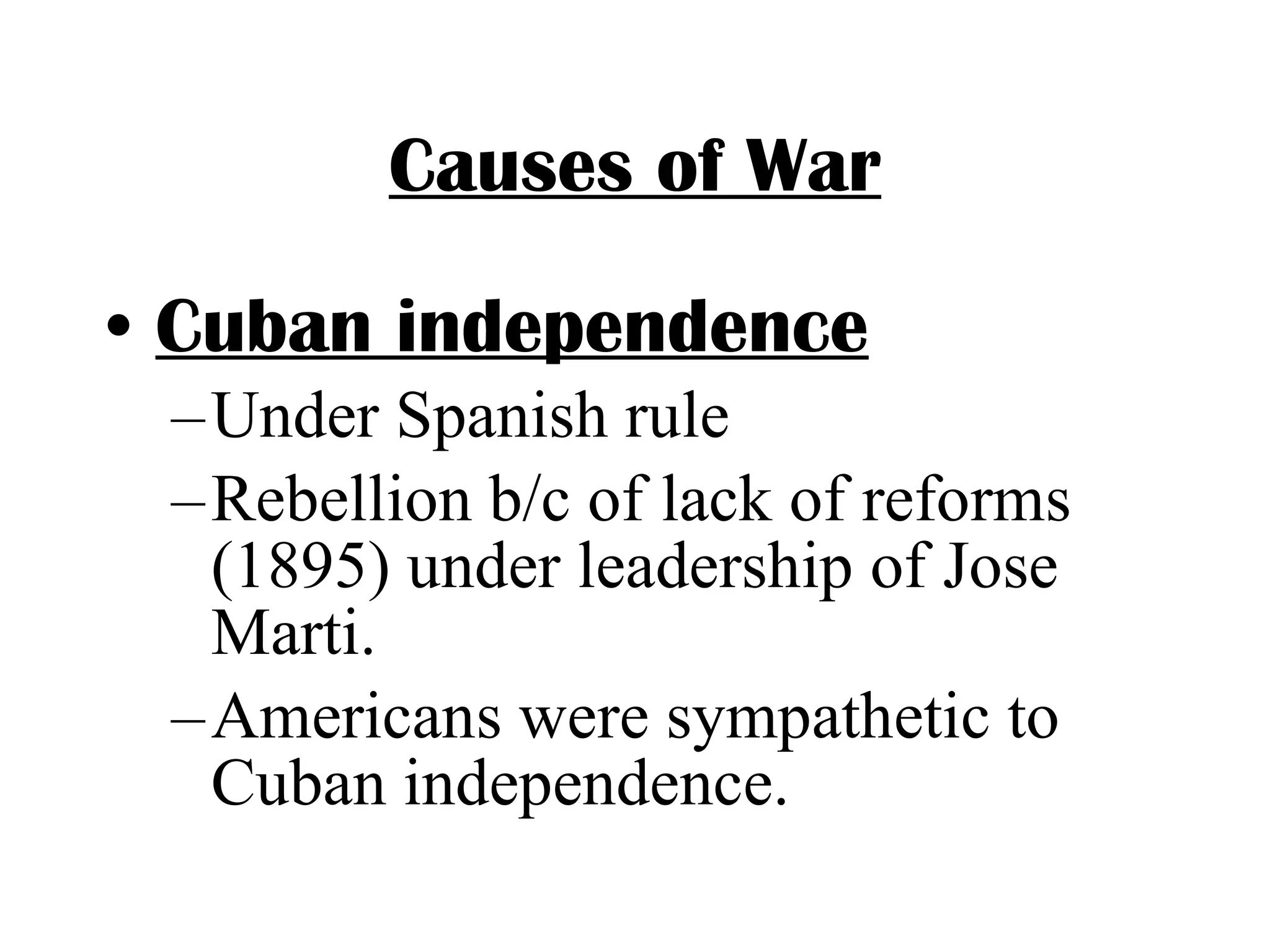 The Spanish American War | PPT