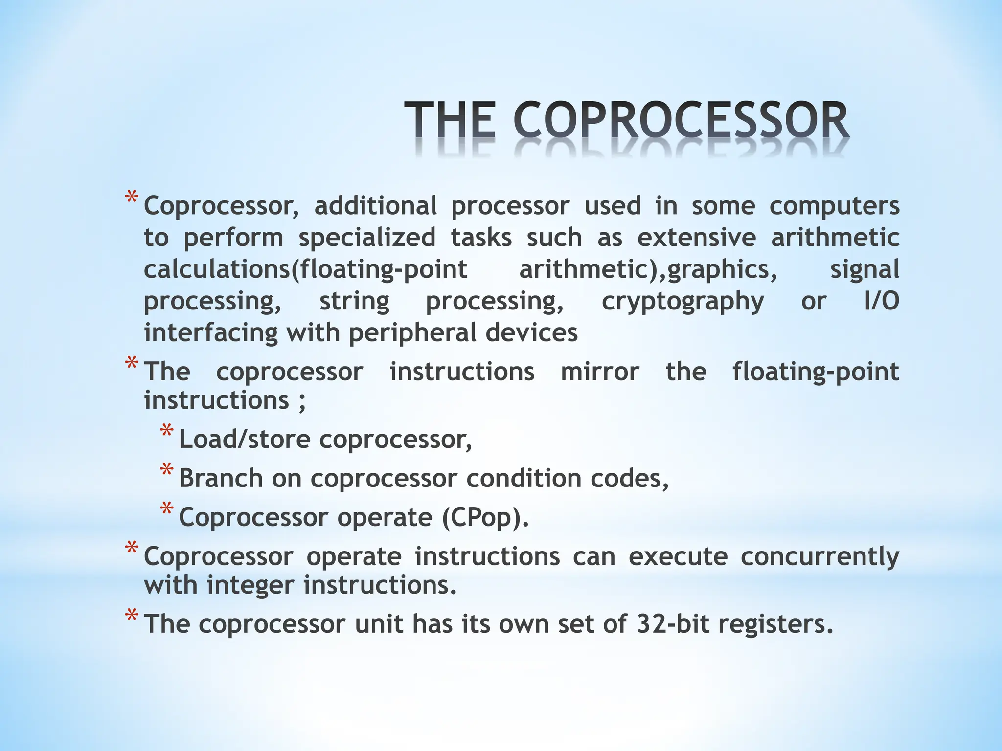The Sparc Architecture Computer Organisationppt 9631