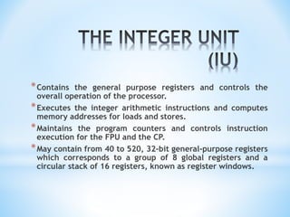 the-sparc-architecture computer organisation.ppt