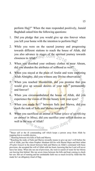 The Spiritual Reality of Hajj | PDF