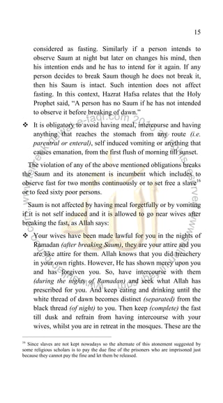 The Spiritual Reality of Saum (Fast) | PDF