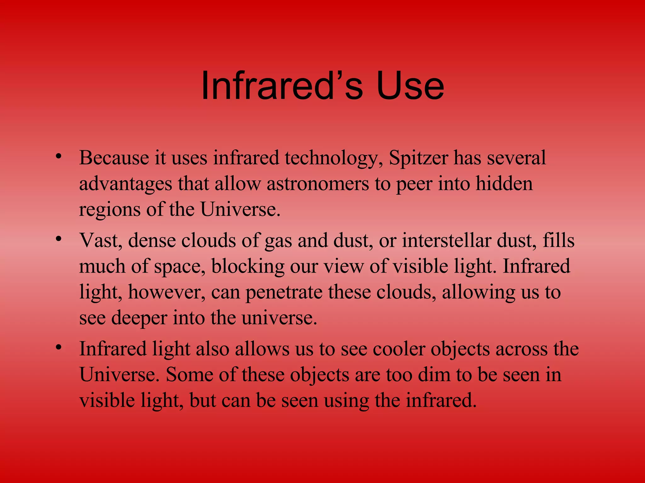 The Spitzer Space Telescope | PPT