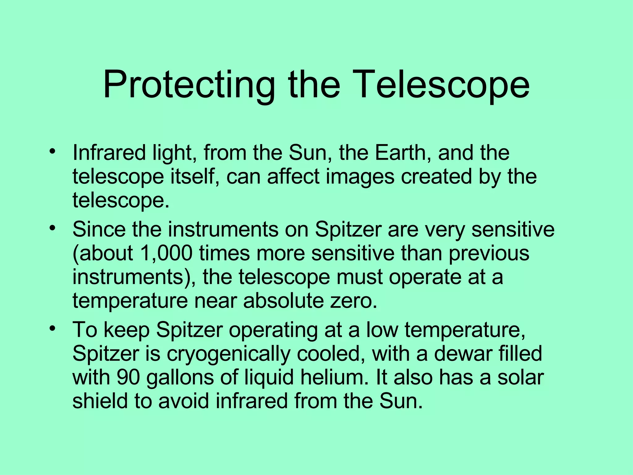 The Spitzer Space Telescope | PPT