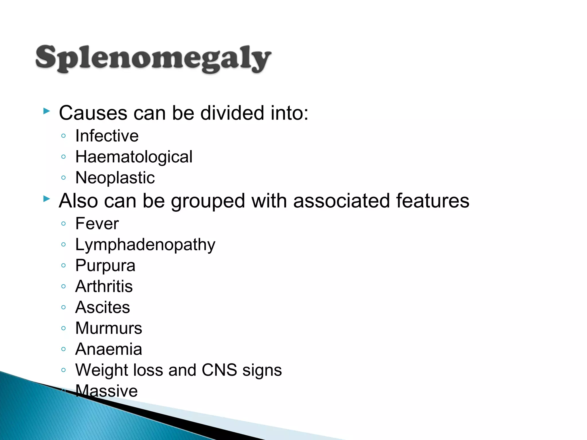 The Spleen and Splenomegaly | PPT