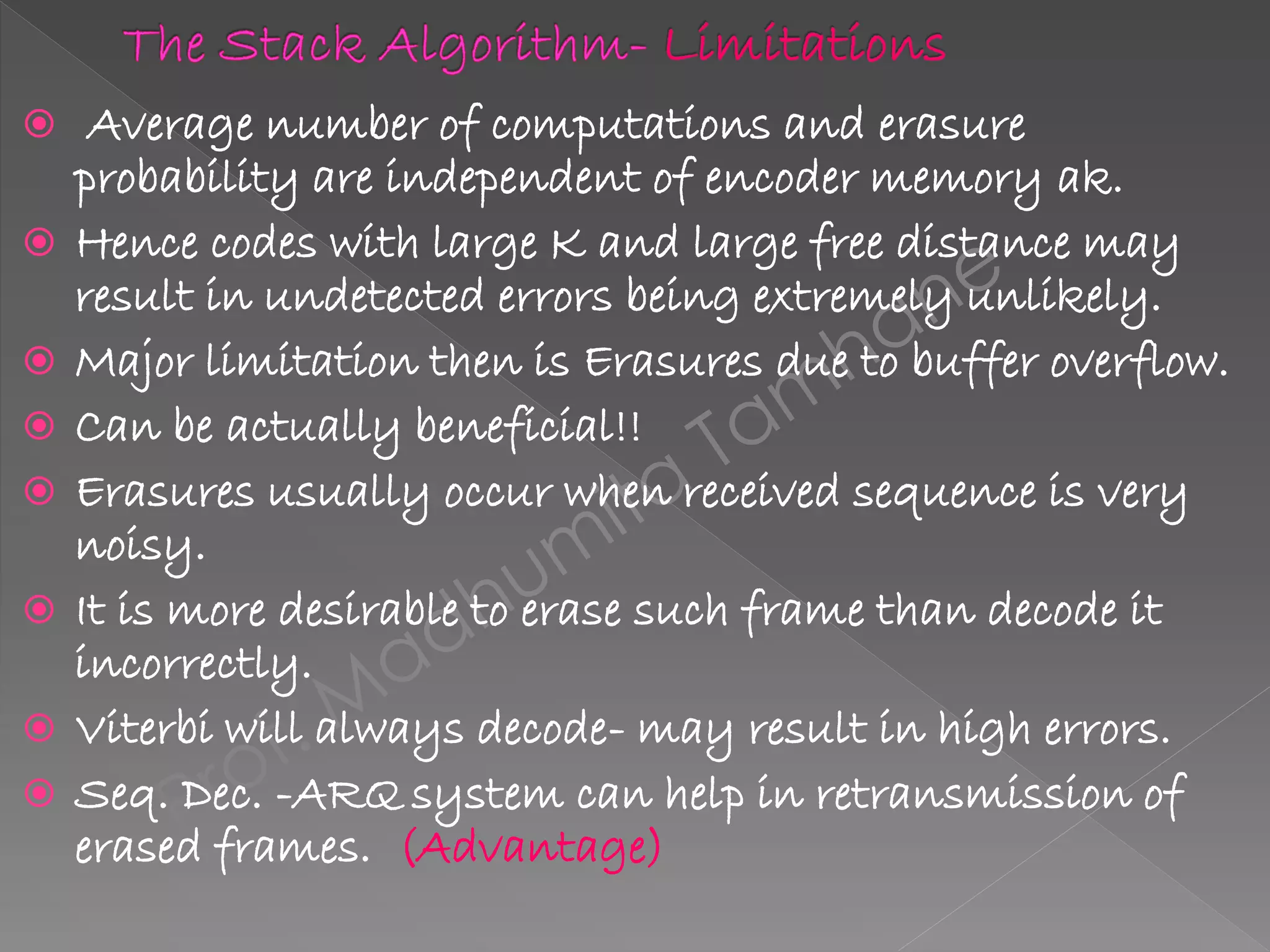 The stack algorithm vs viterbi algorithm | PDF
