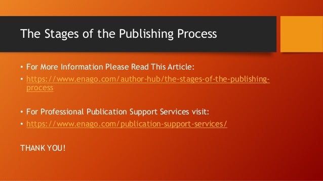 Stages of the Publishing Process | PPTX