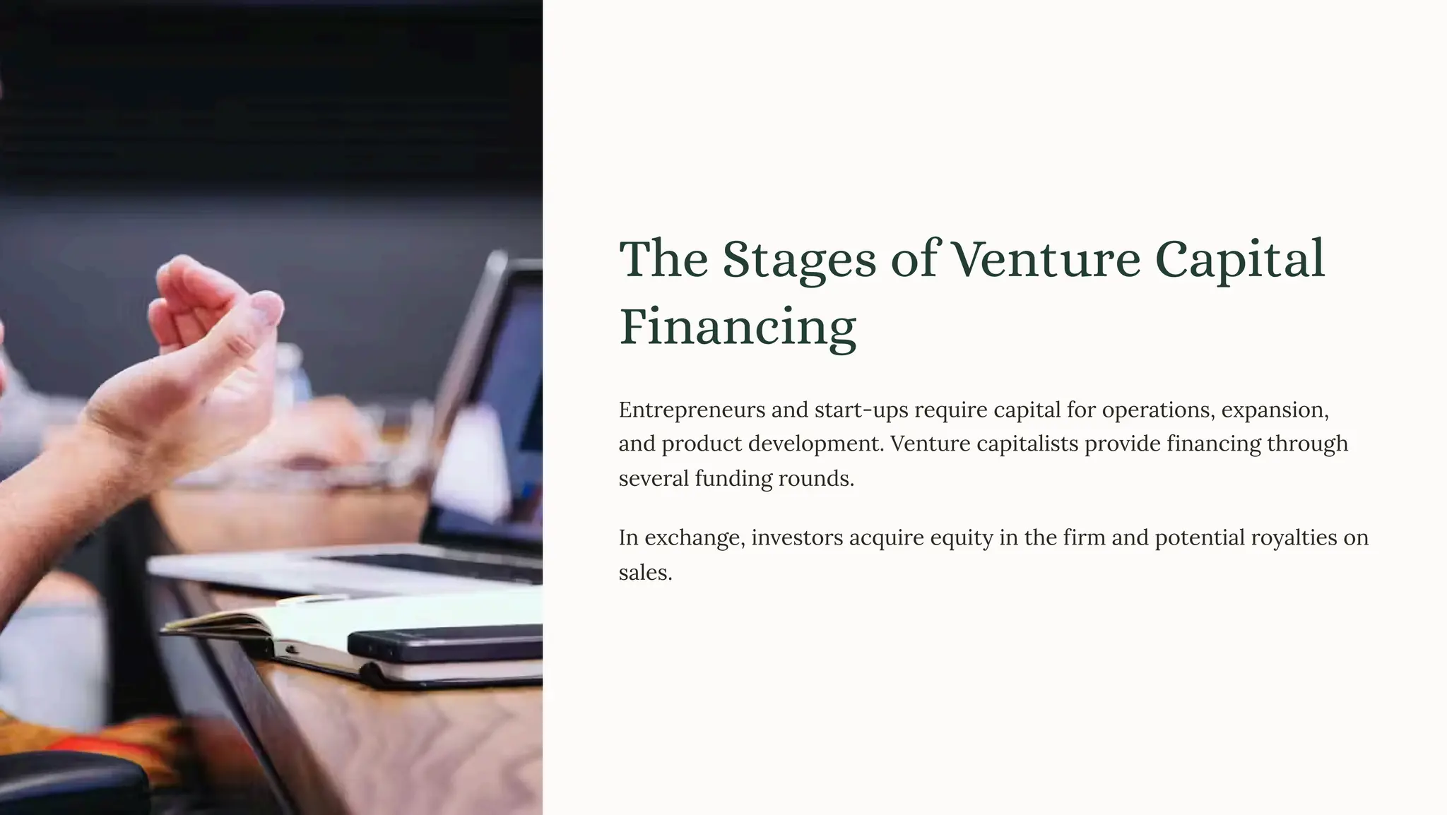 The Stages of Venture Capital(VC) Financing | PDF