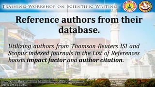 THE-STANDARDS-OF-SCOPUS-AND-THOMSON-REUTERS.pptx