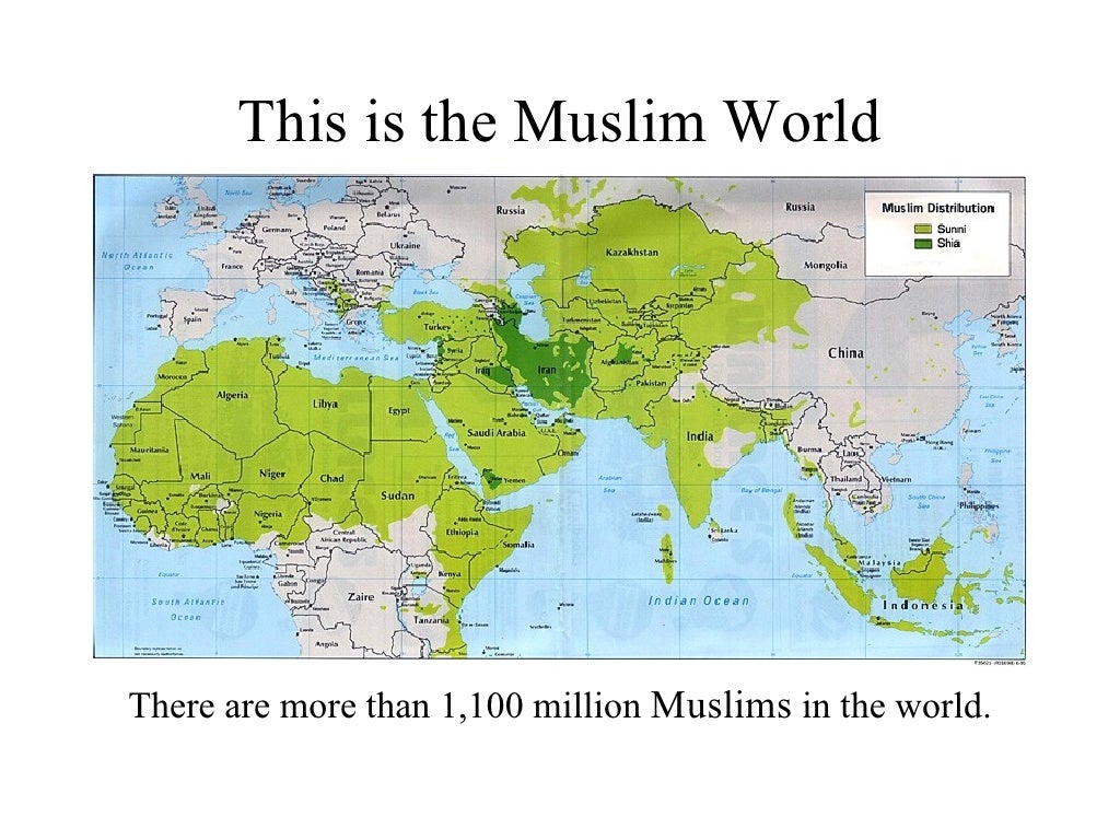 Islam Map Of The World - Map