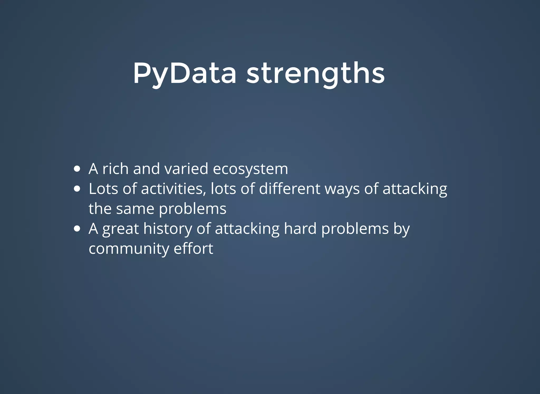 A Map of the PyData Stack | PDF