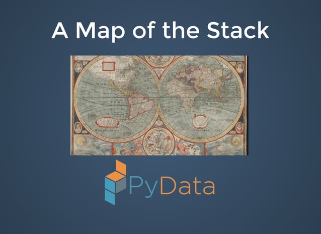 A Map of the PyData Stack | PDF