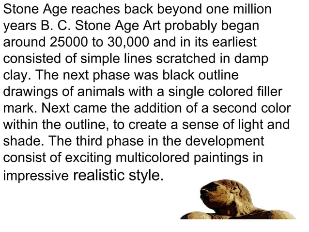 The Stone Age Era | PPT