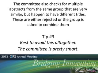 The Story of an Abstract | PPTX