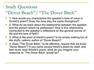 The Study Of Poetry And Dover Beach | PPT | Poetry | Books and Literature
