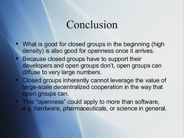 The Success of Openness | PPT | Free Download