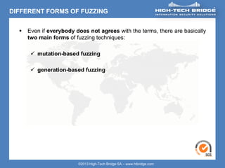 Fuzzing: An introduction to Sulley Framework | PDF