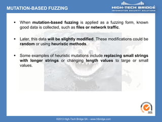 Fuzzing: An introduction to Sulley Framework | PDF