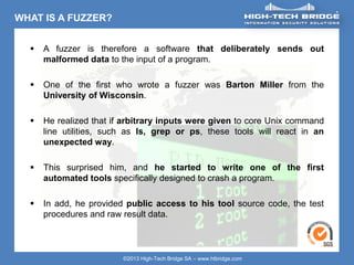 Fuzzing: An introduction to Sulley Framework | PDF