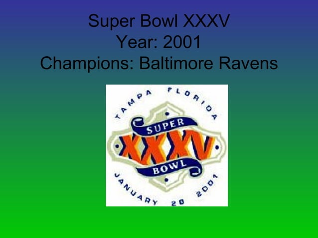 The Super Bowl | PPT | American Football | Sports