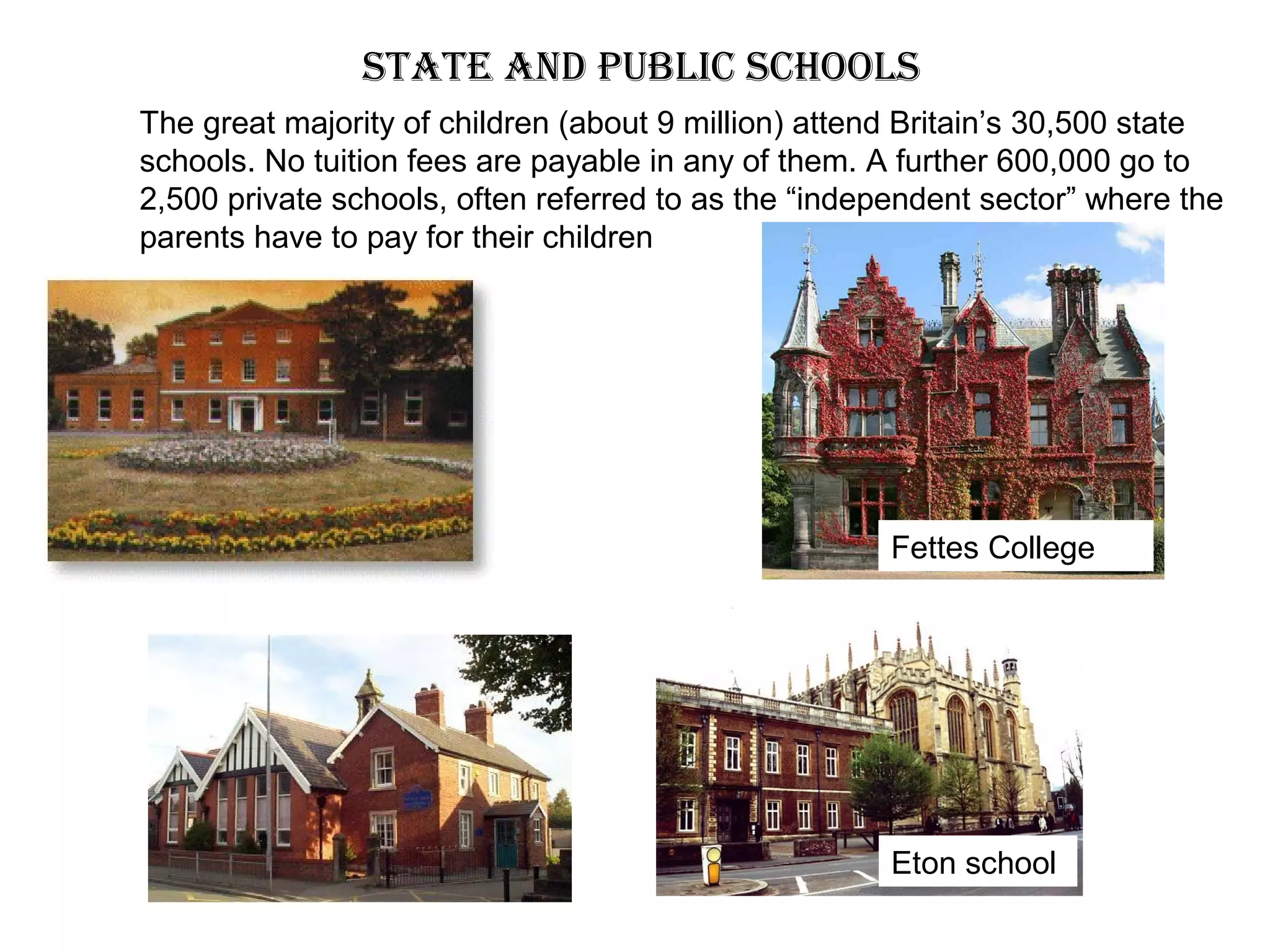 The system-of-education in UK | PPT