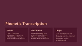 The-T-Consonant-in-English-Phoneticspptx | PPT