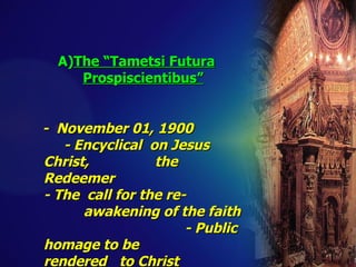 The "Tametsi Futura" for Blessed Giacomo Alberione | PPT
