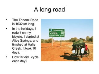 The Tanami Track Presentation | PPT