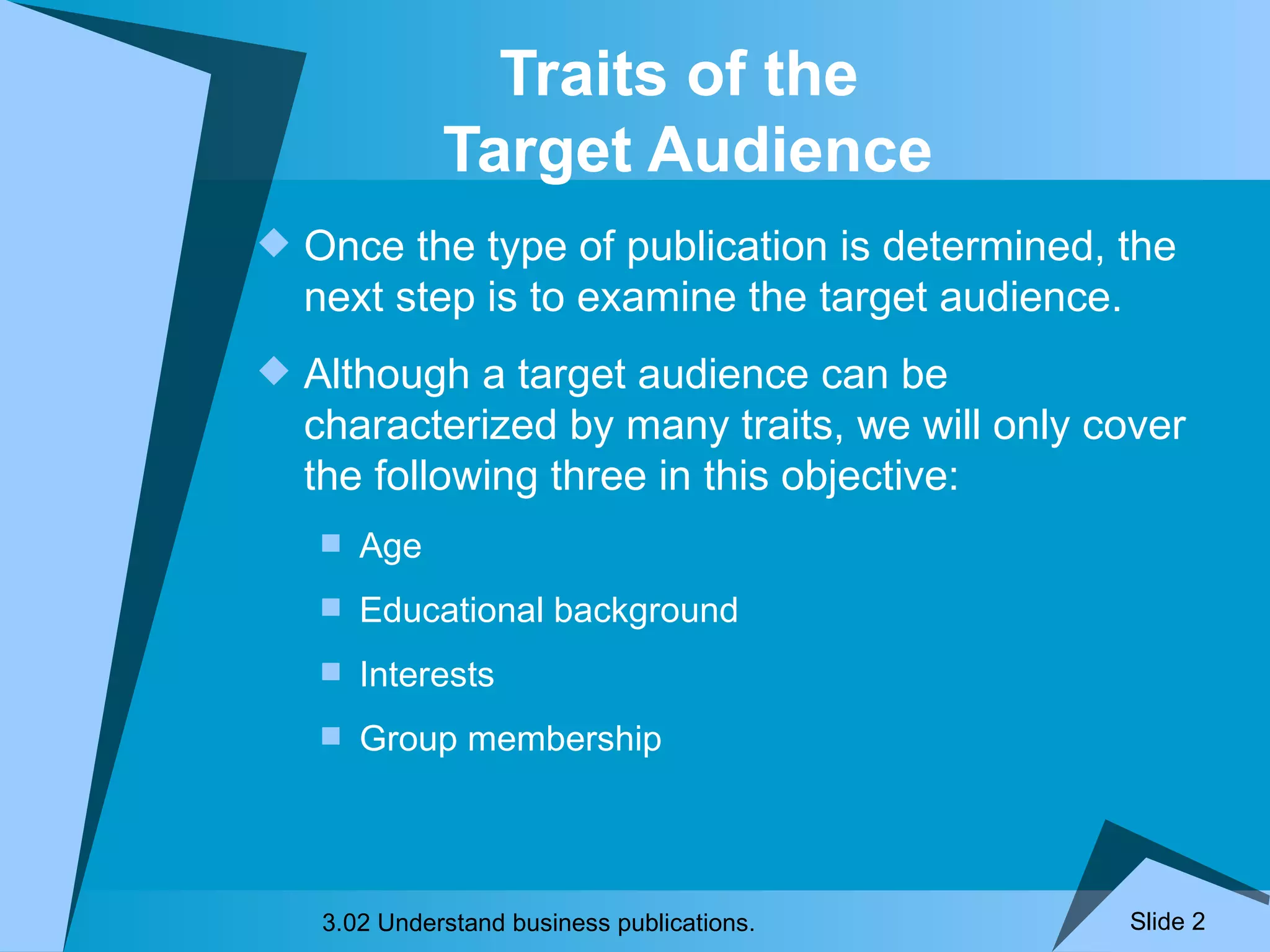 The target-audience | PPT