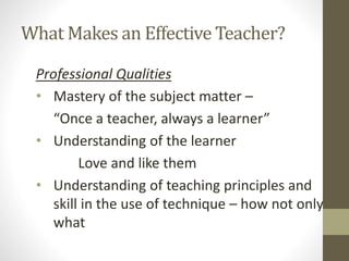 The teacher-and-his-profession2 | PPT