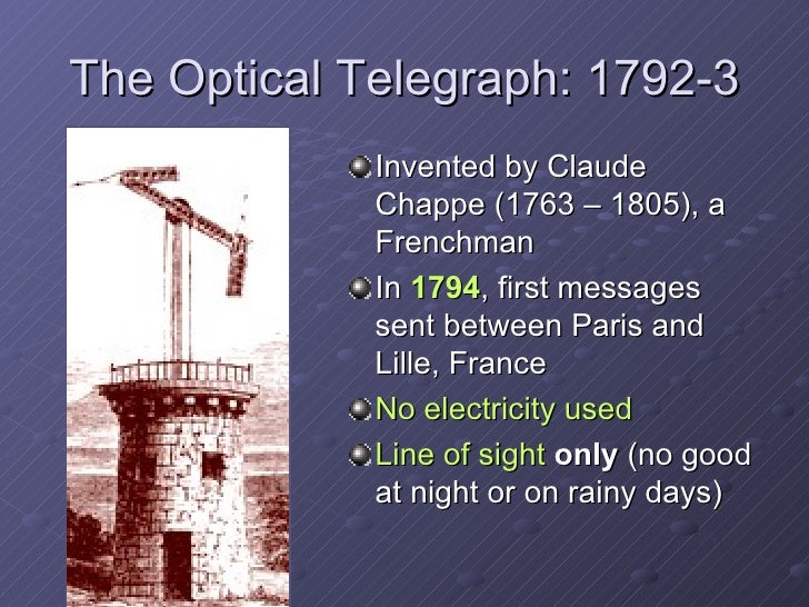 The Telegraph, Part 1