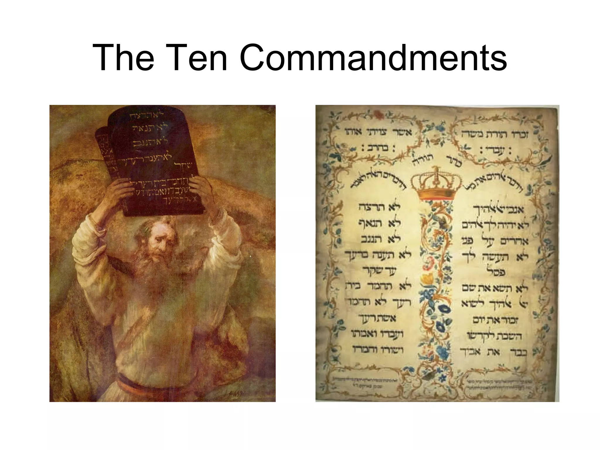 The Ten Commandments | PPT | Christianity | Religion & Spirituality