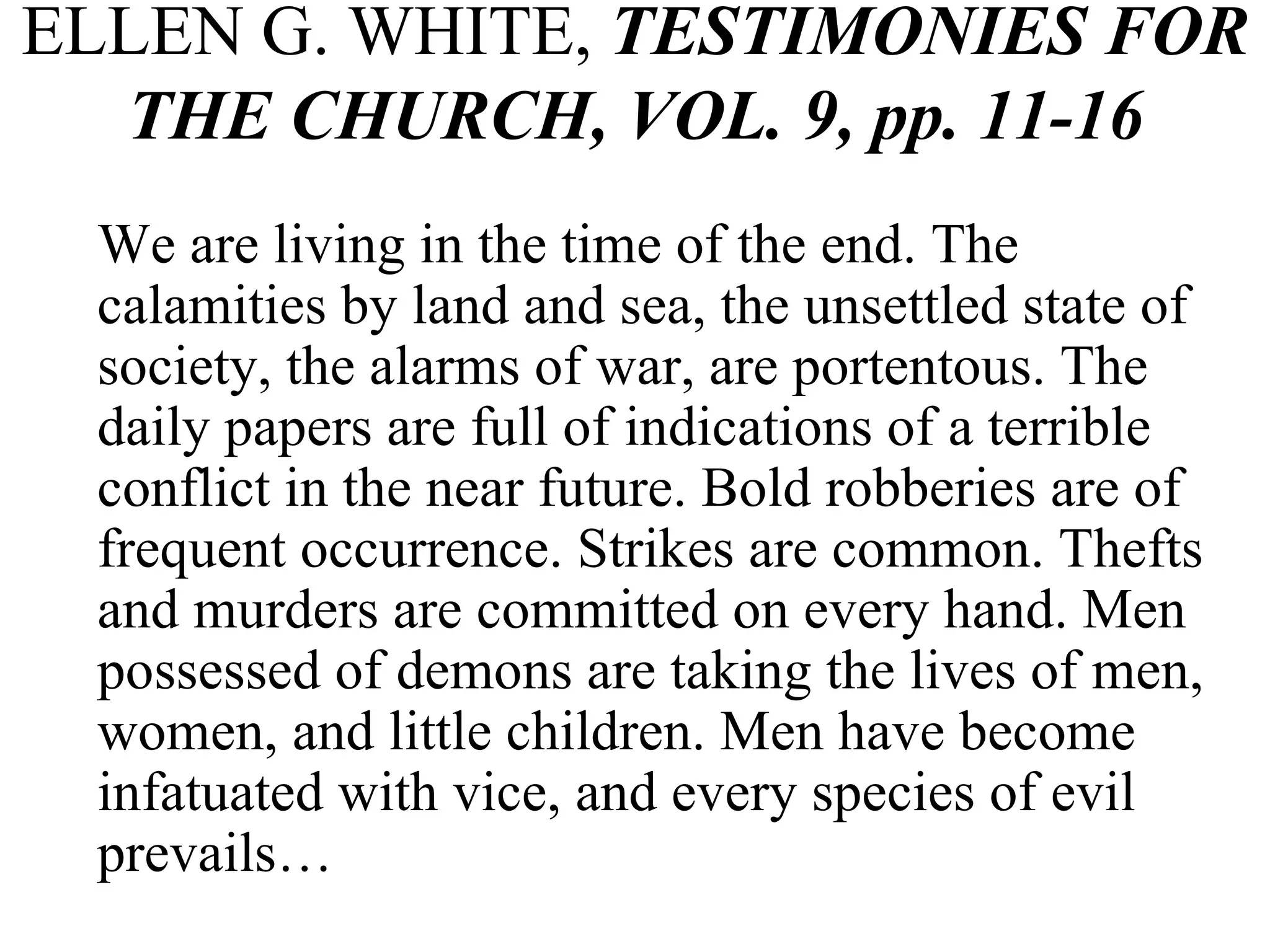 The Testimony Of Jesus Christ | PPT