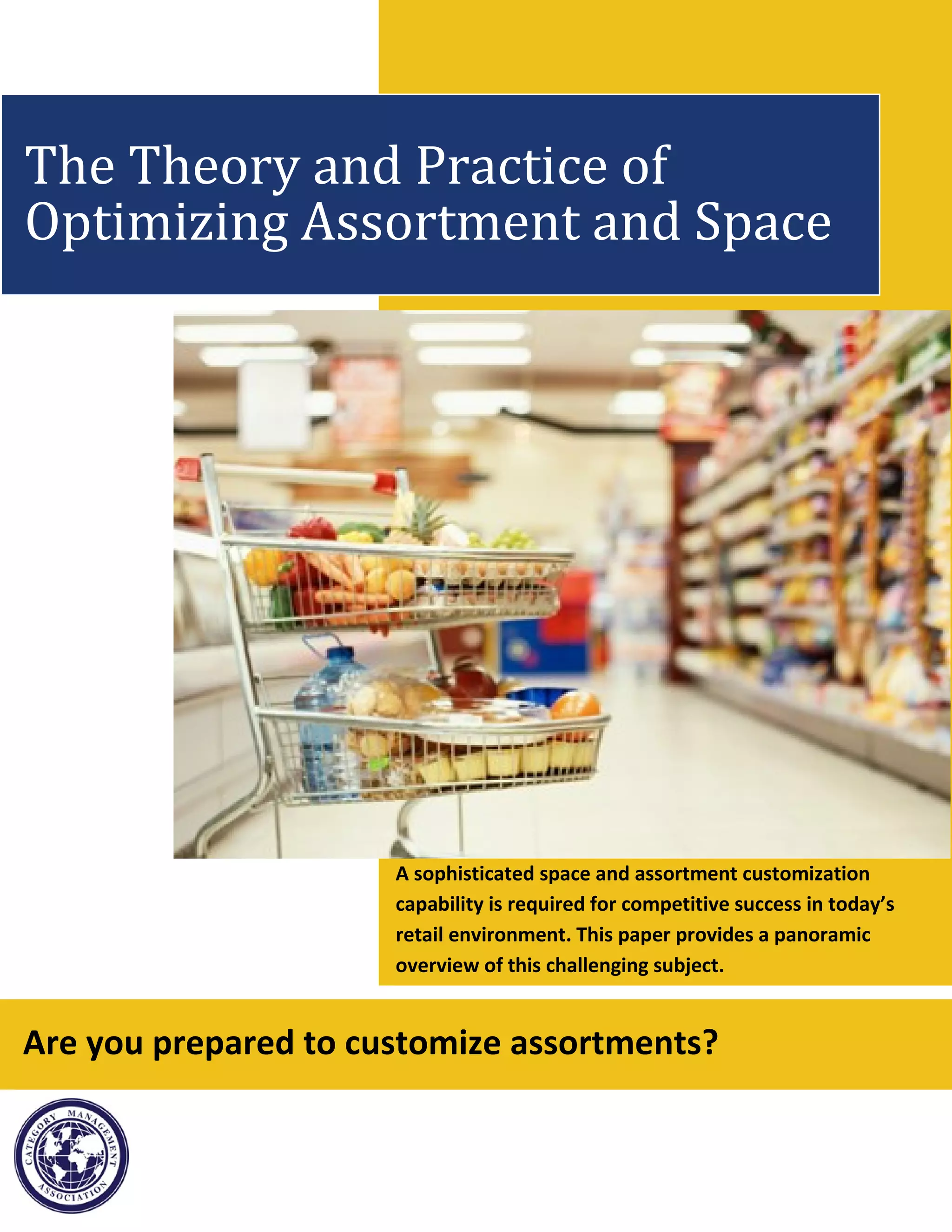 The theory-and-practice-of-space-and-assortment-optimization-final | PDF