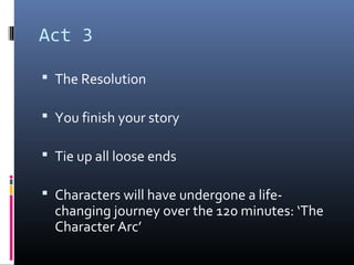 Three Act Structure | PPT
