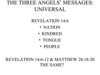 The Three Angels Message | PPT